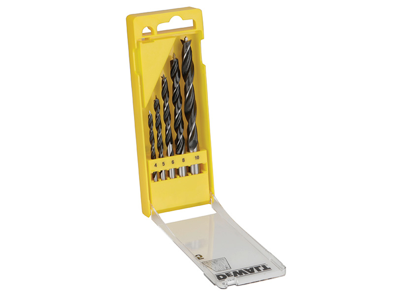 Brad Point Drill Bit Set, 5 Piece | ToolStop.ie - Ireland's Best Tool ...