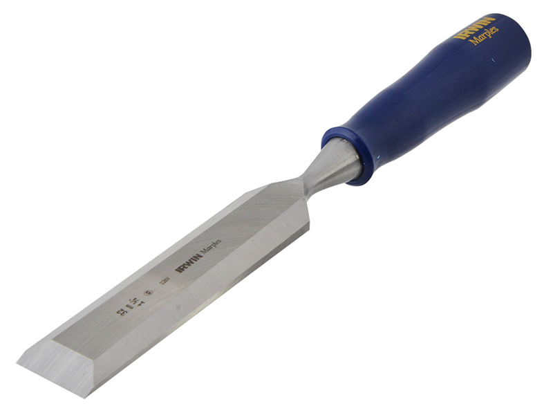 M444 Bevel Edge Chisel Blue Chip Handle 32mm (1 1/4in) | ToolStop.ie ...