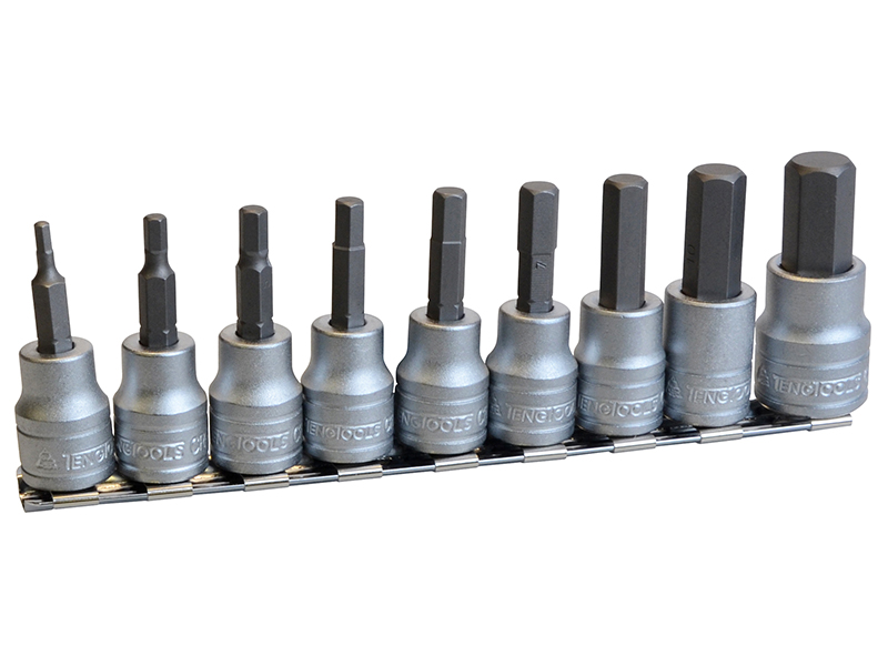 M3812 Socket Clip Rail Hex Socket Metric 3/8in Drive | ToolStop.ie ...